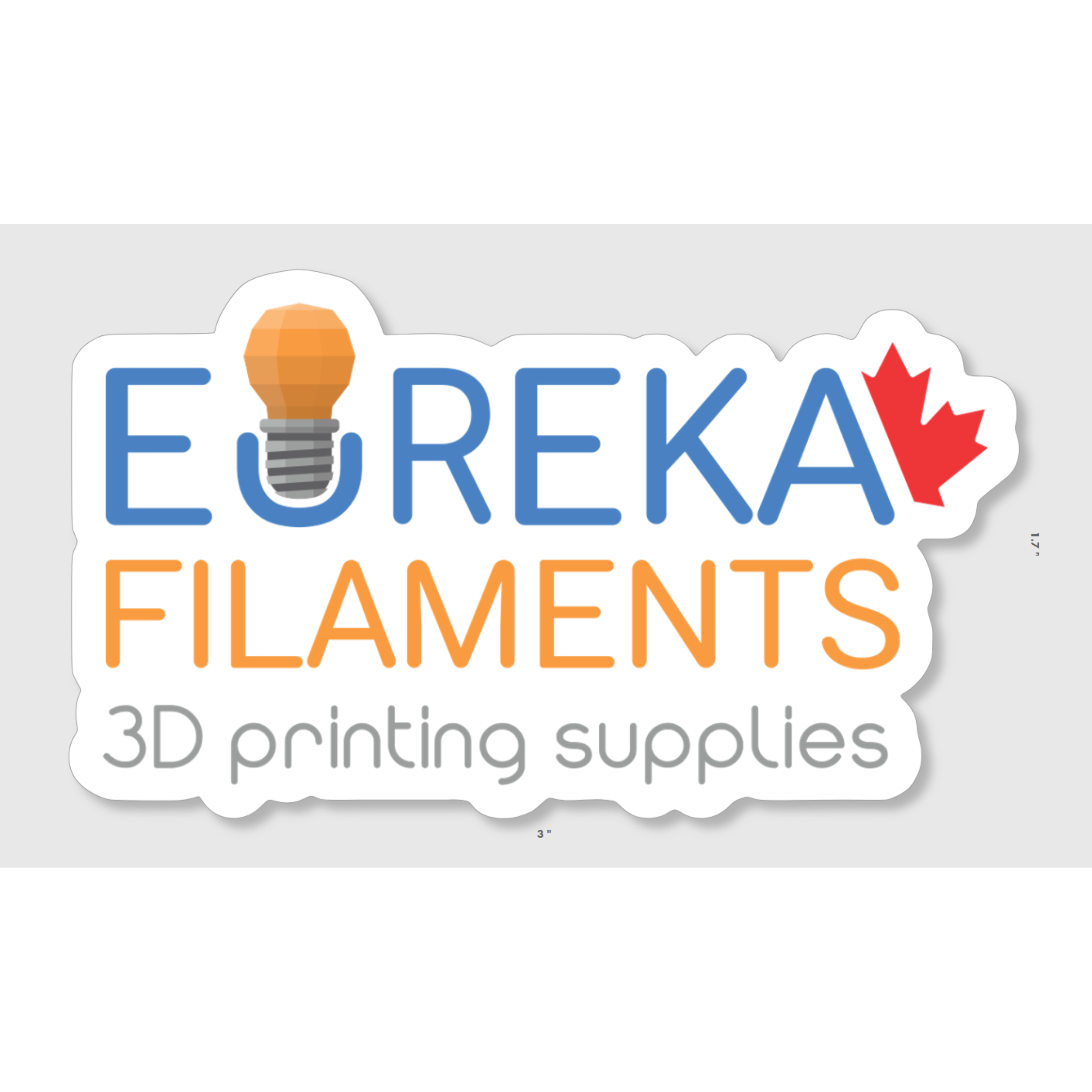 Eureka Filaments Logo Sticker