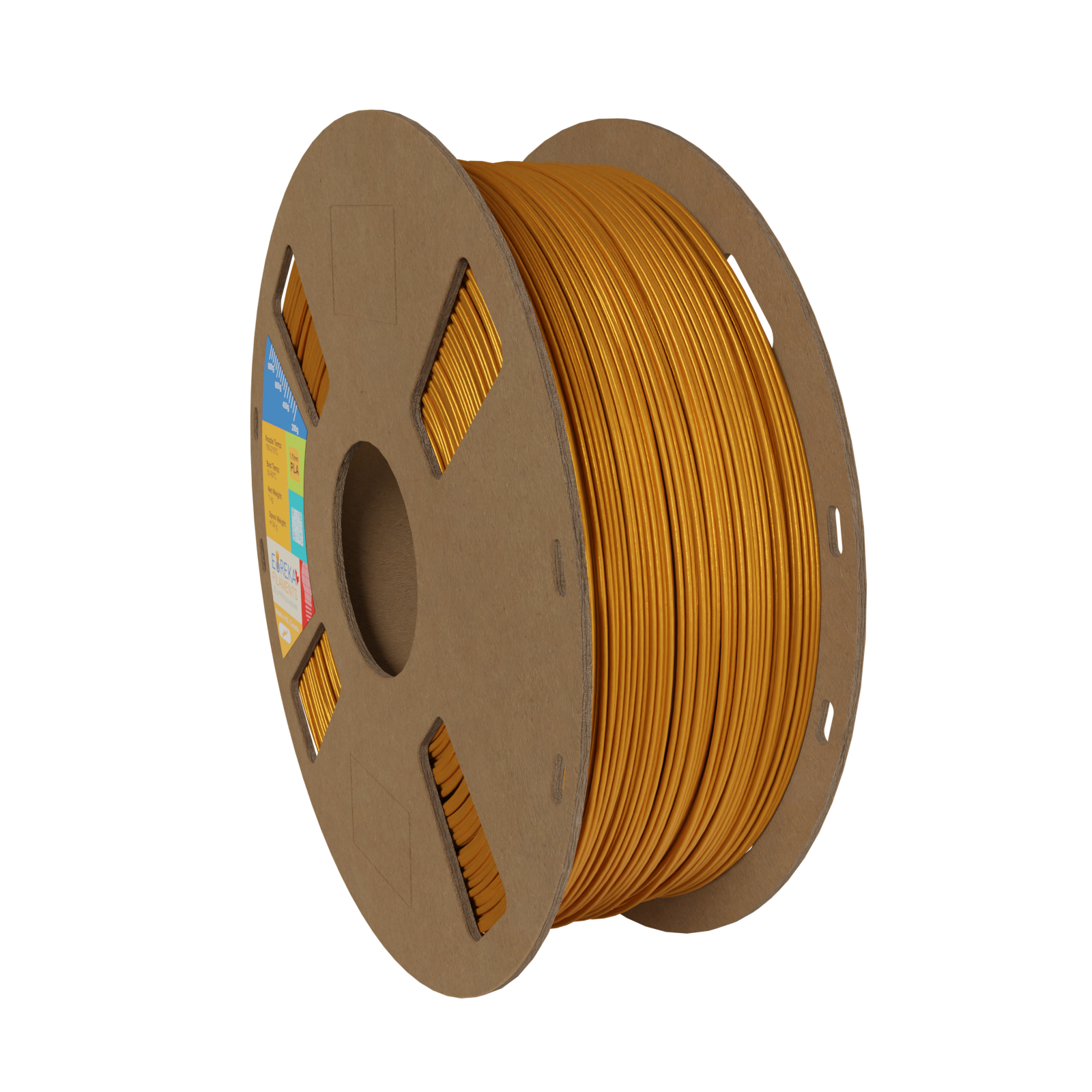 EurekaFil Gold Silk 4043D 1.75mm PLA Filament 1kg